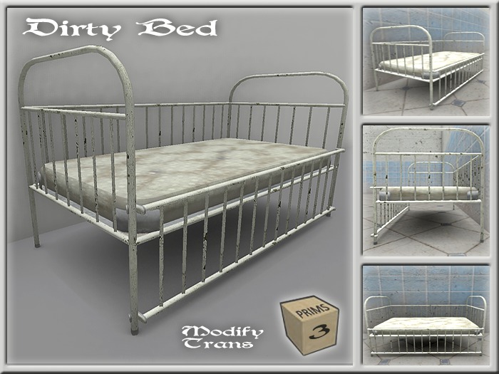 Second Life Marketplace - Dirty Bed *(non scripts)