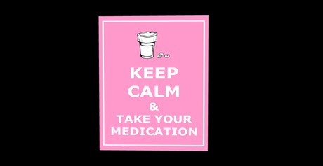 Second Life Marketplace - Keep Calm and Take your medication sign poster