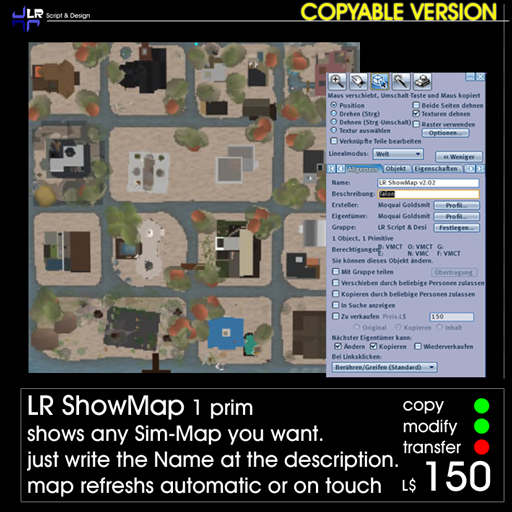 Second Life Marketplace - LR ShowMap v3.00