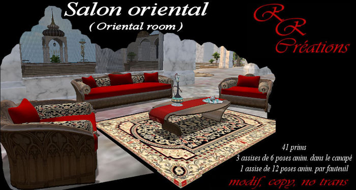 Second Life Marketplace - Oriental lounge