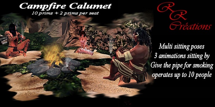 Second Life Marketplace - Calumet camp fire