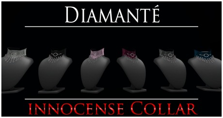 Second Life Marketplace - :Diamante: Innocense Collar - Pink Cheetah