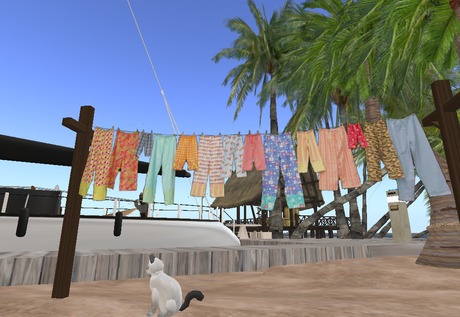 Second Life Marketplace - Clothesline garden DISCOUNT