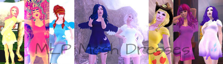 Second Life Marketplace - Princess Luna MLP Mesh Dress FP