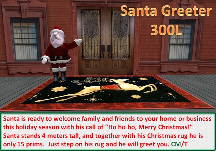 Second Life Marketplace - Santa Greeter