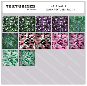 Second Life Marketplace - Texturized - Camo Textures