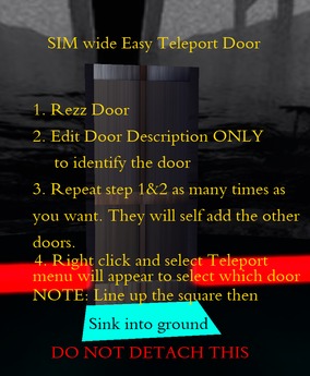 Second Life Marketplace - FurHard O}-{O Easy Teleport Crate