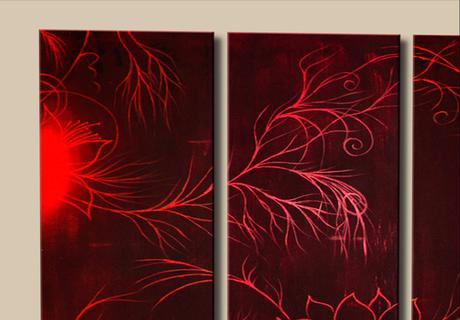 Second Life Marketplace - 3 panel red