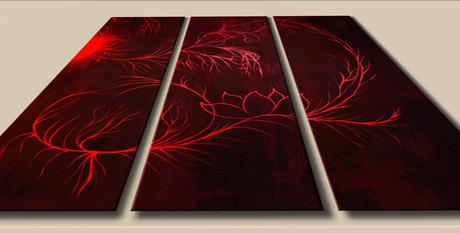 Second Life Marketplace - 3 panel red