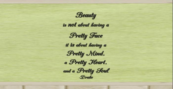 Second Life Marketplace - [ WALL * JAZZ ] WALL DECALS BOX - BEAUTY NOT ...
