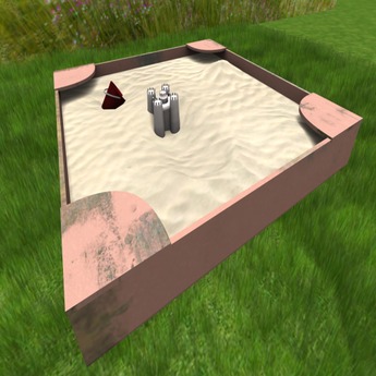 Second Life Marketplace - PH&G - Girls Playtime Sandbox (Boxed)