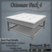 Second Life Marketplace - -TC- Ottoman Pack 4 Mesh 50% Discount!!