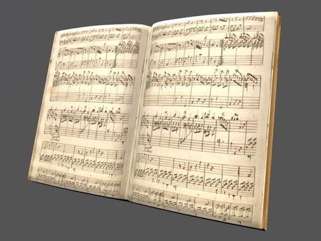 Second Life Marketplace - Open Holy Bible / Music Score Book