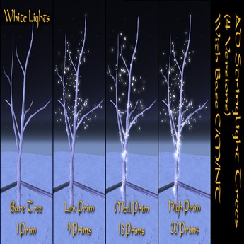 Second Life Marketplace - AD Stringlight Trees: White Lights