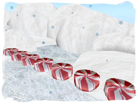Second Life Marketplace - Candy Cane Stepping Stones