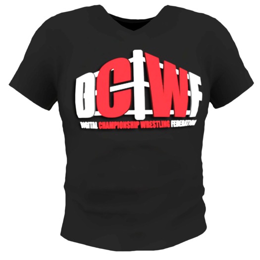 Second Life Marketplace - DCWF Men's Tee - Black