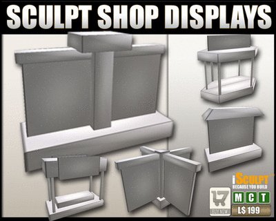 Second Life Marketplace - [iSculpt] Sculpt Shop Displays - Sculpt ...