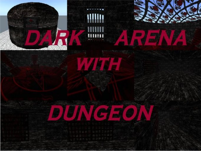 Second Life Marketplace - Dark Arena (With Dungeon),tagGoth,tagVampire