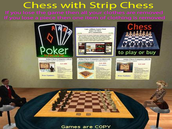 Second Life Marketplace - Strip Chess PG Sculpt box v1.0