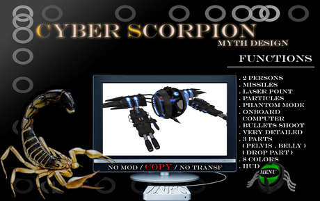 Second Life Marketplace - Cyber Scorpion