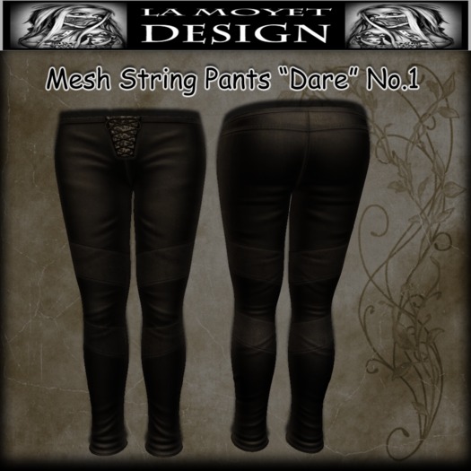 Second Life Marketplace - ~LM~Mesh String Pants "Dare" No.1