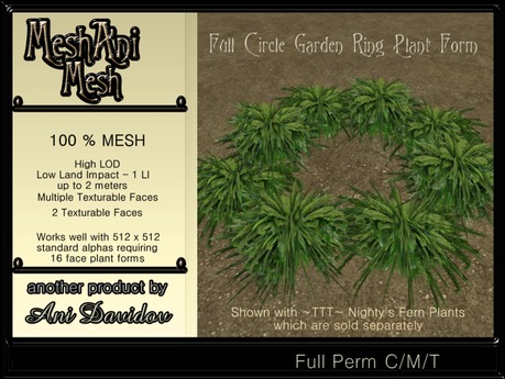 Second Life Marketplace - Plant Ring 100% Mesh - FULL PERM