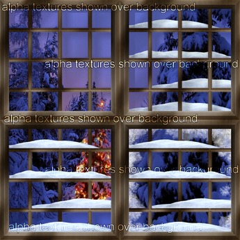 Second Life Marketplace - ~tc~ Snowy Windows Set - 1