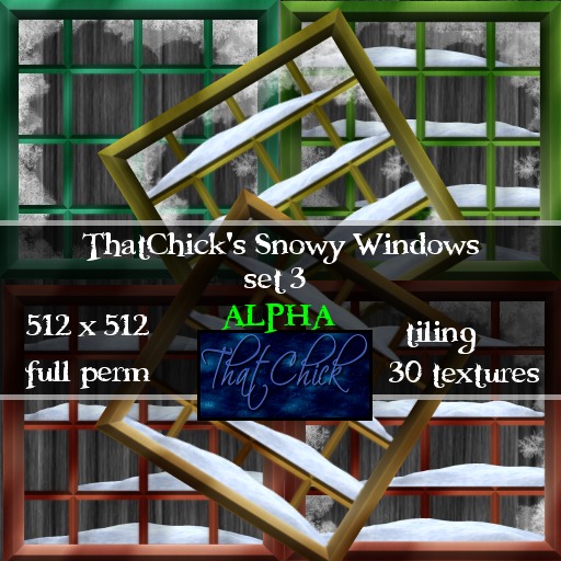 Second Life Marketplace - ~tc~ Snowy Windows Set - 3