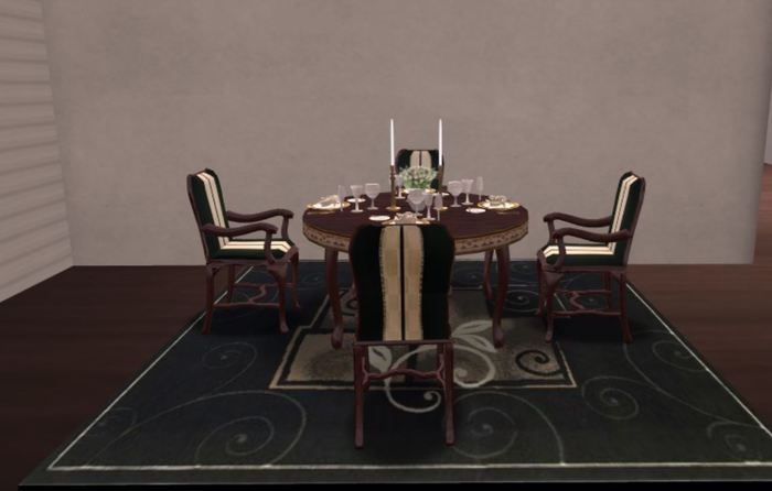 Second Life Marketplace - ~L&L Home~Dining Room Set {Elegance}
