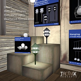 Second Life Marketplace - Trowix - Multi-Level Display Units Sculpt Maps