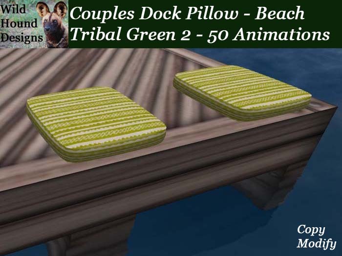Second Life Marketplace - [WHD] -- Dock Pillow - Couples - Beach ...
