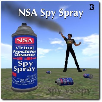 Second Life Marketplace - Blackburns NSA Spy Spray Virtual Precision ...