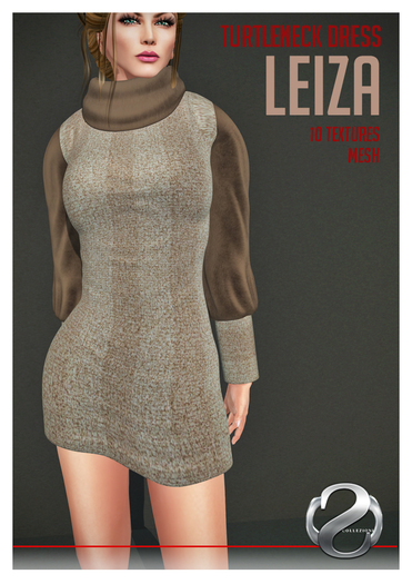 Second Life Marketplace - SHEY - Leiza Turtleneck Dress