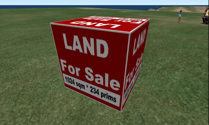 Second Life Marketplace - Land For Sale Sign - 1024