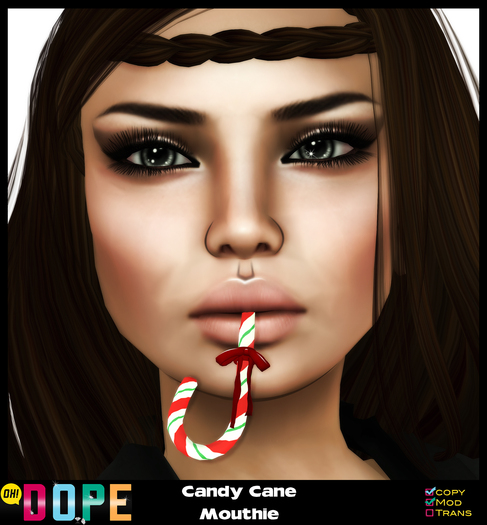 Second Life Marketplace - [Dope] Candy Cane Mouthie