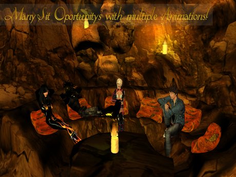 Second Life Marketplace - ~*GOD*~ Dream Scene - The Lava Lounge - Skybox