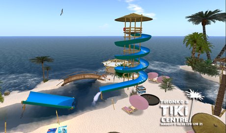 Second Life Marketplace - SPLASH & SLIDE Waterslide Water Slide
