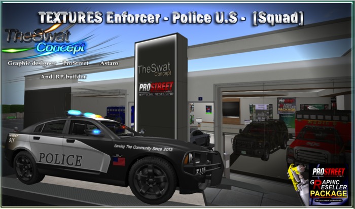 Second Life Marketplace - TEXTURES Enforcer - Police U.S - [Squad ...