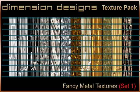 Second Life Marketplace - Dimension Designs Seamless Fancy Metal ...