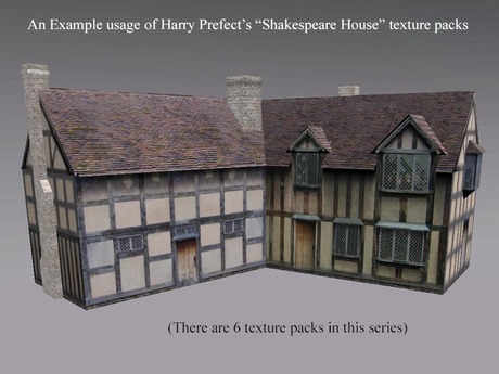 Second Life Marketplace - Harry Prefect's Shakespeare House Textures-004