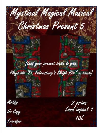 Second Life Marketplace - Mystical Magical Musical Christmas present 5