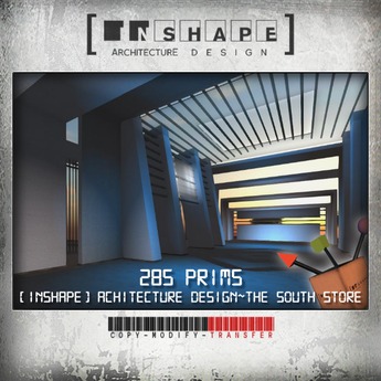 Second Life Marketplace - [INshape] achitectureDESIGN~The SOUTH STORE~FA004