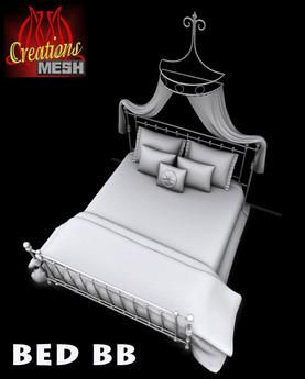 Second Life Marketplace - Bed BB FULL PERM MESH