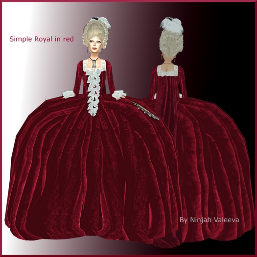 Second Life Marketplace - Simple Royal in red - Versailles Baroque 18th ...