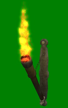 Second Life Marketplace - Mesh Wall Torch DEMO