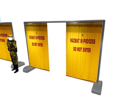 Second Life Marketplace - hazmat fence box