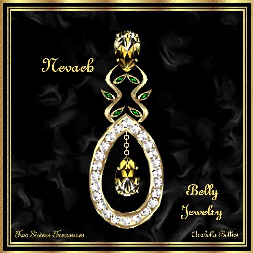 Second Life Marketplace - TST - NEVAEH YELLOW TOPAZ & EMERALD BELLY ...