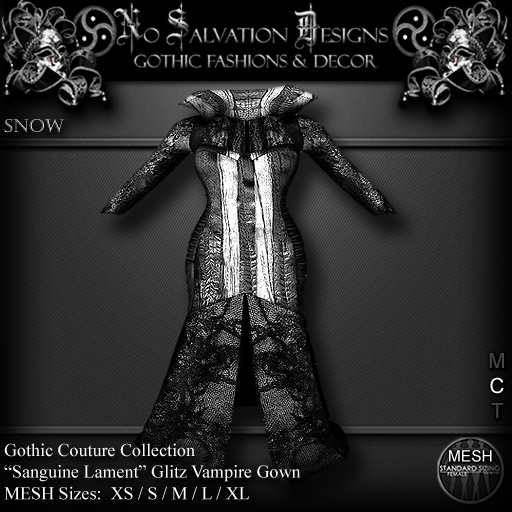 Second Life Marketplace - [[NS]] No Salvation Designs *MESH* Sanguine ...
