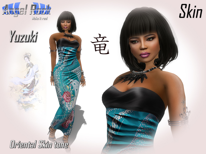 Second Life Marketplace - Angel Rock Skin YUZUKI oriental FAT PACK DEMO