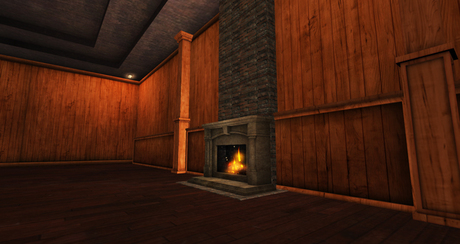 Second Life Marketplace - 32x32 Classy Wood Skybox w/lights & fire ...